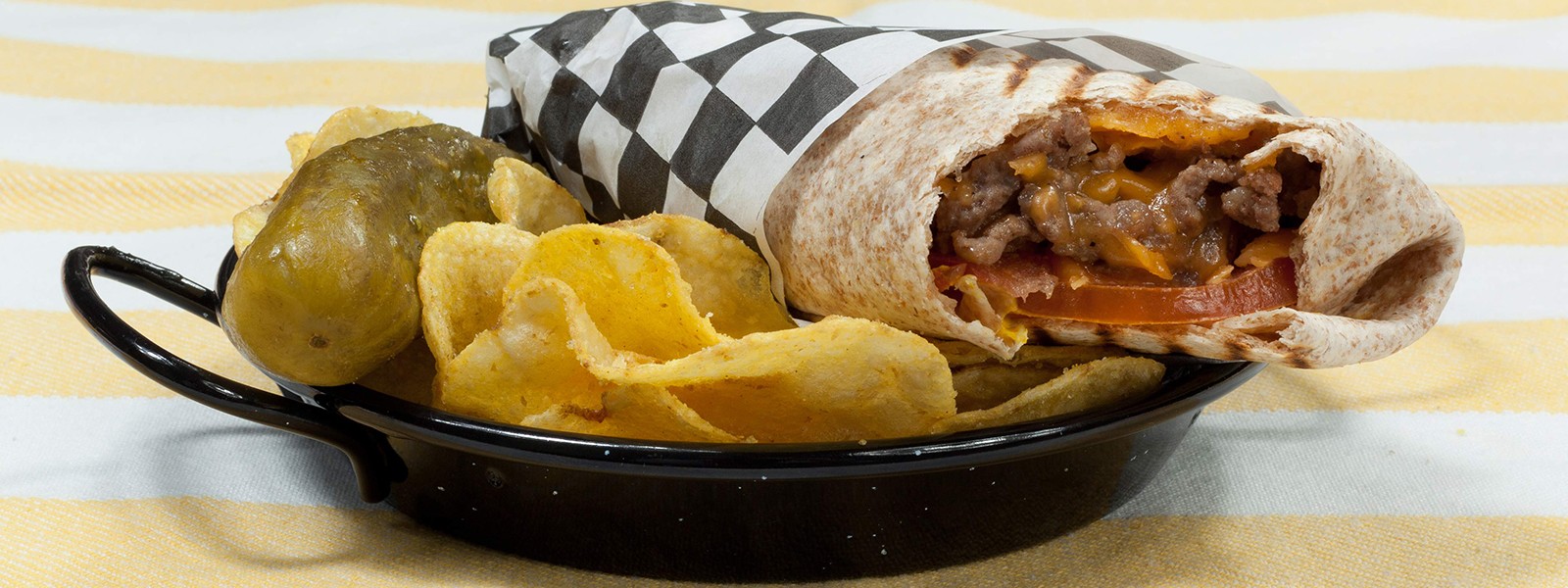Grilled Cheeseburger Wrap | Dempster's