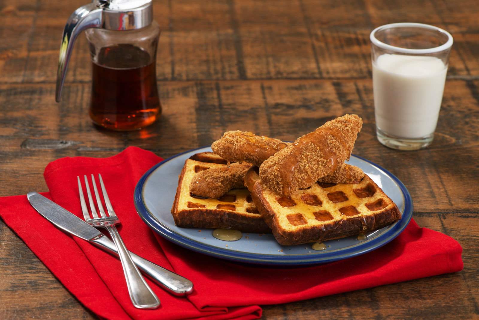 Easy Chicken and Waffles Toast | Dempster's