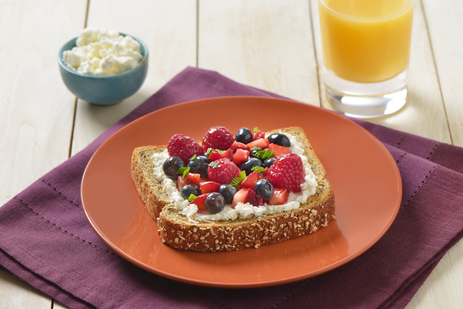 Fruit and Goat Cheese Bruschetta | Dempster's