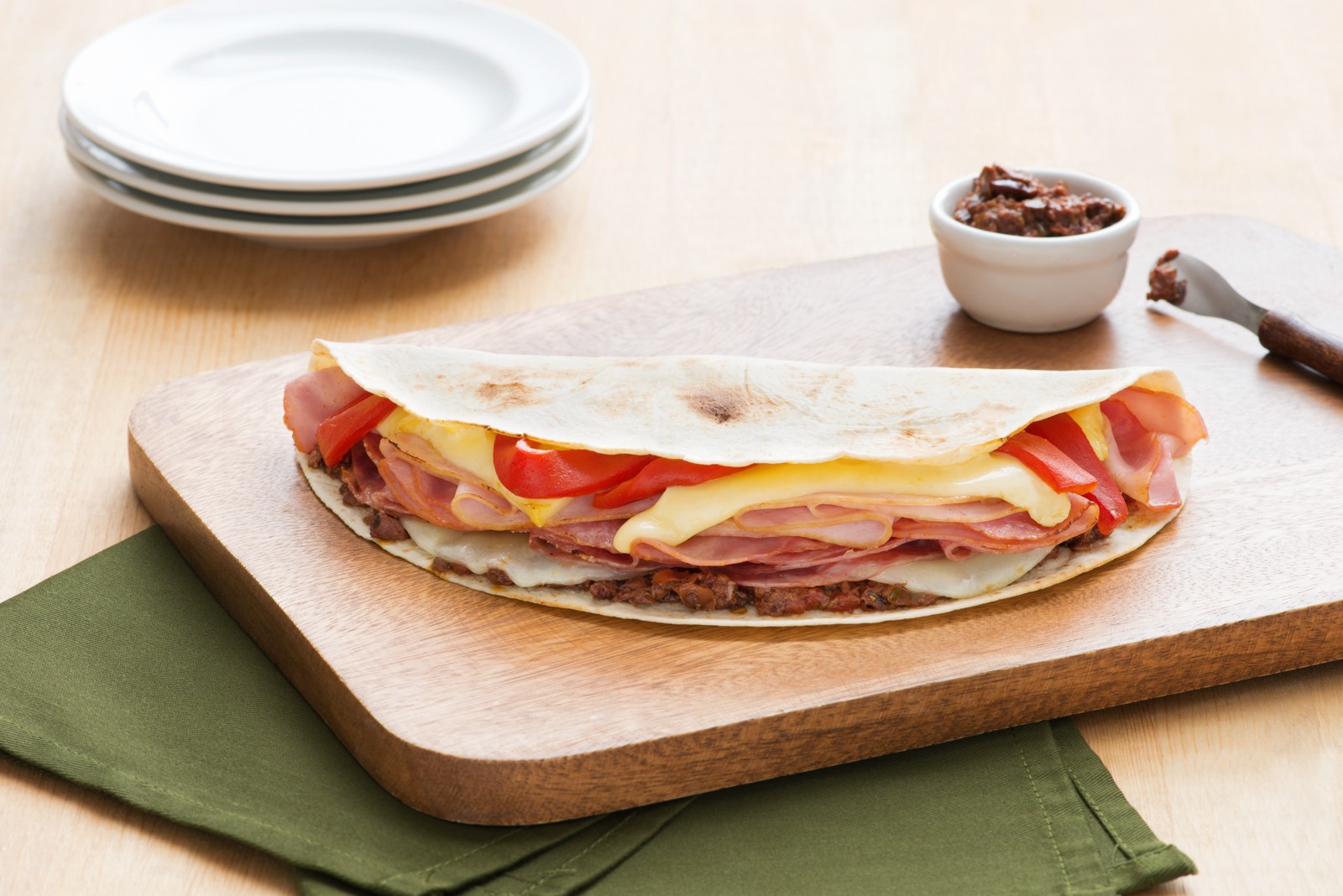 Tasty Tortilla Muffaletta | Dempster's