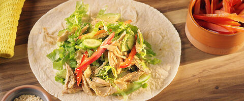 Quick and Easy Teriyaki Chicken Wraps | Dempster's